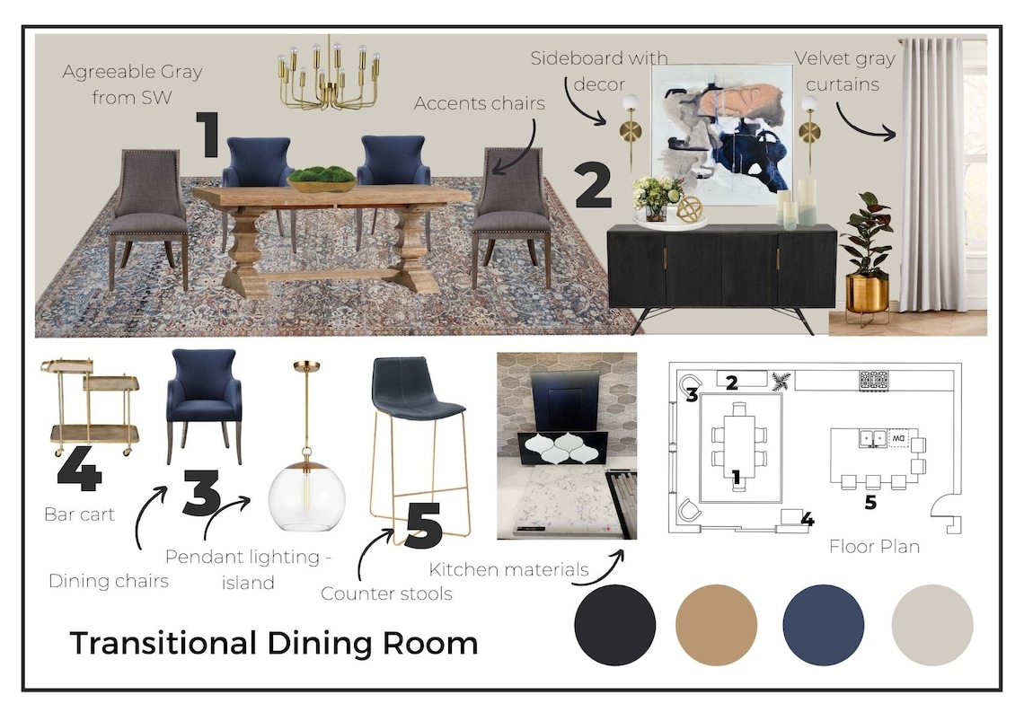 Virtual Design - Custom Concept Board - Etsy