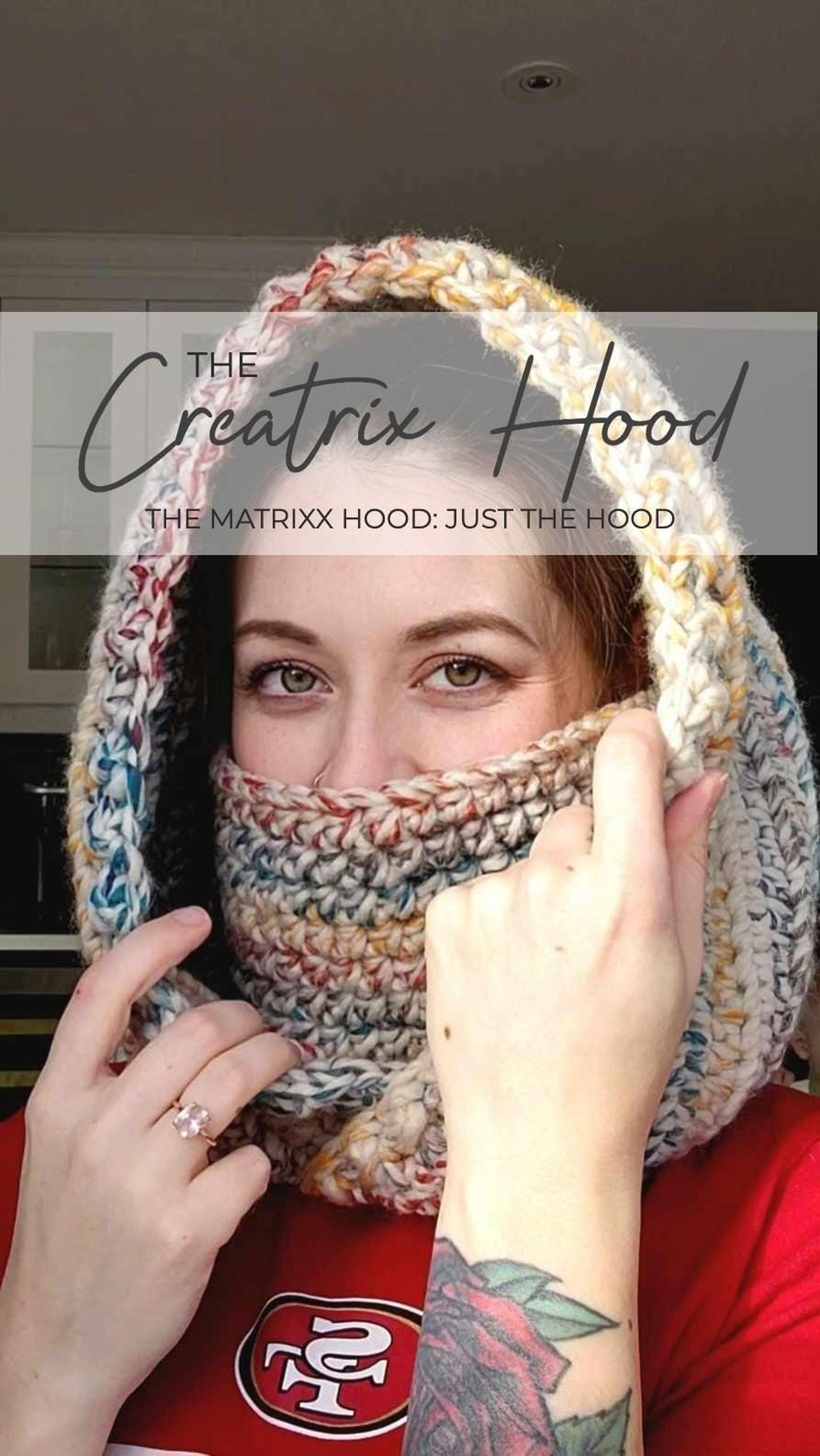 Creatrix Hood, Cowl Scarf Hood, Hybrid Scarf Hood, Creatrix Hoodie, Scarf Hood, Cowl, Scarf ...
