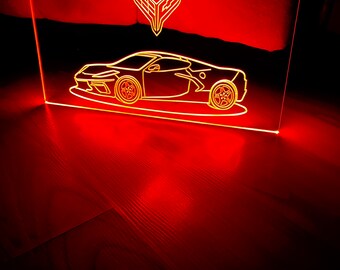 Corvette Neon Sign | Etsy