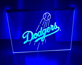 Led Dodgers Sign - Etsy