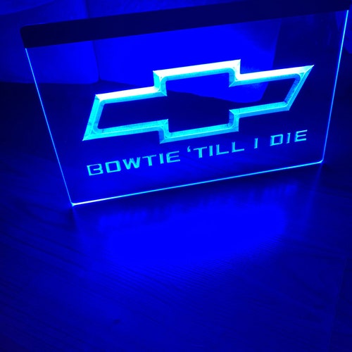 Chevrolet Bow Tie LED Neon Sign Size 8x12 - Etsy