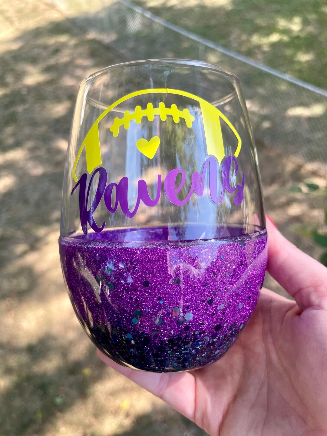 Ravens Wine Glass - Etsy