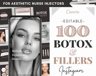NEW Lip Filler Instagram Botox and Fillers Instagram Template - Etsy