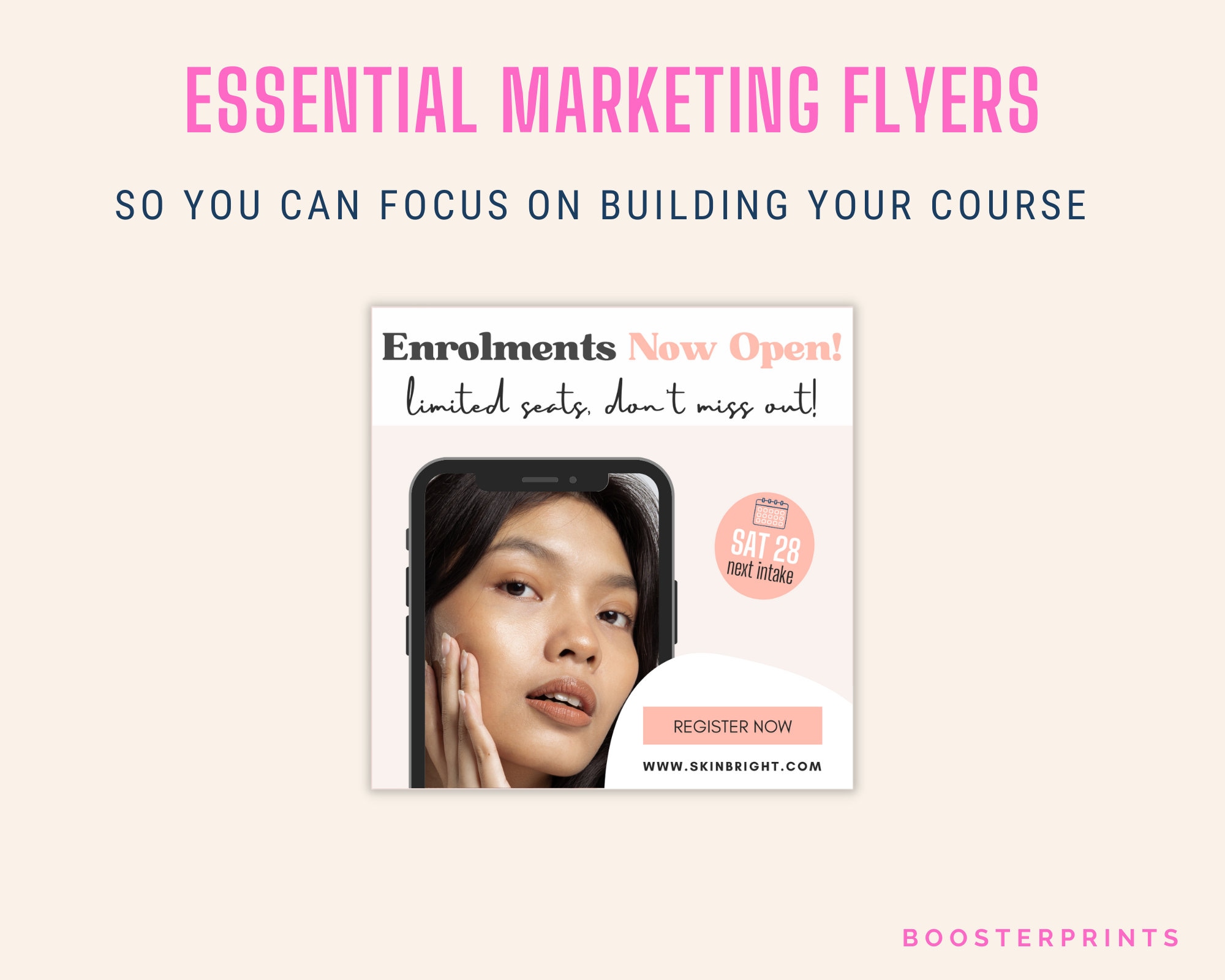 Course Flyer Template Beauty Masterclass Lash Training Flyer Lash Class ...