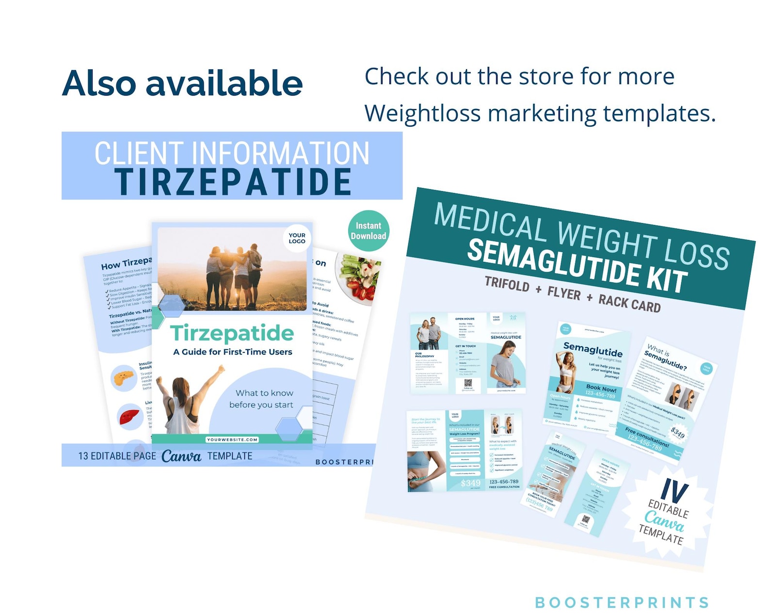 Tirzepatide Flyer Template Weight Loss Brochure Medical Weight Loss ...