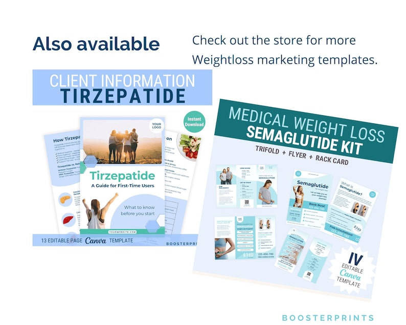 Tirzepatide Flyer Template Weight Loss Brochure Medical Weight Loss ...