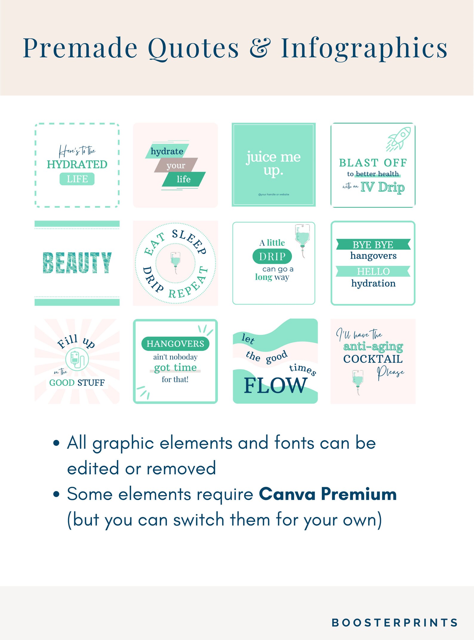 IV Hydration Templates Instagram Iv Infusion Post Stories Iv Drip ...