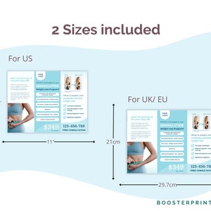 Semaglutide Marketing Trifold Weight Loss Template Semaglutide Template ...