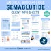 Semaglutide Info Sheets Client Medical Weight Loss Clinic Semagluetide ...