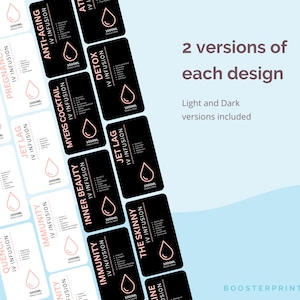 Drip Bag Labels IV Editable Drip Bag Label for IV Infusion Bag Label IV ...