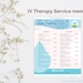 IV Hydration Pricelist Service Menu for IV Infusion Template IV Therapy ...