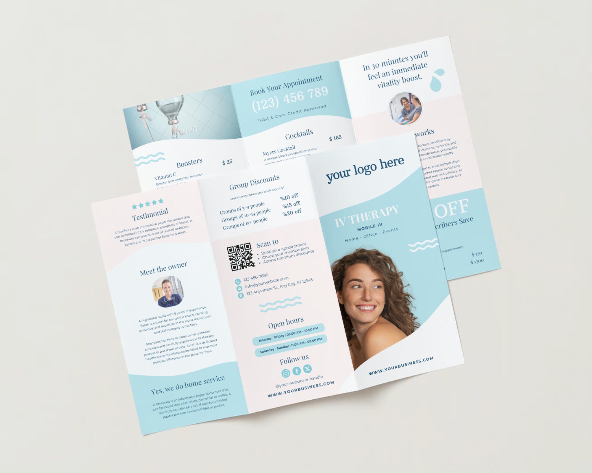 IV Vitamin Therapy Marketing IV Infusion Template IV Therapy Flyer Iv ...