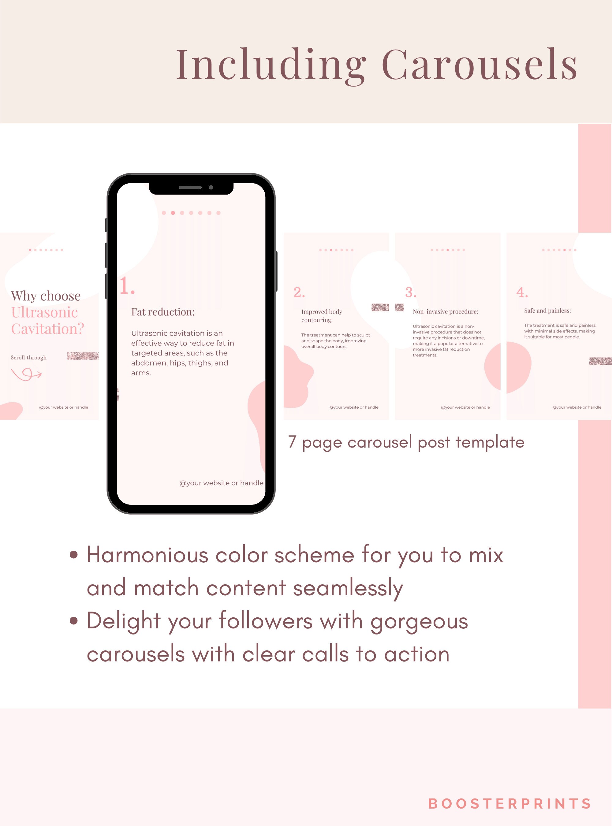 Cavitation Instagram Posts Stories IG Template Body Contouring ...