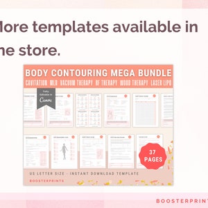 Body Measurement Tracker Cavitation Body Sculpting Body Contouring Inch ...