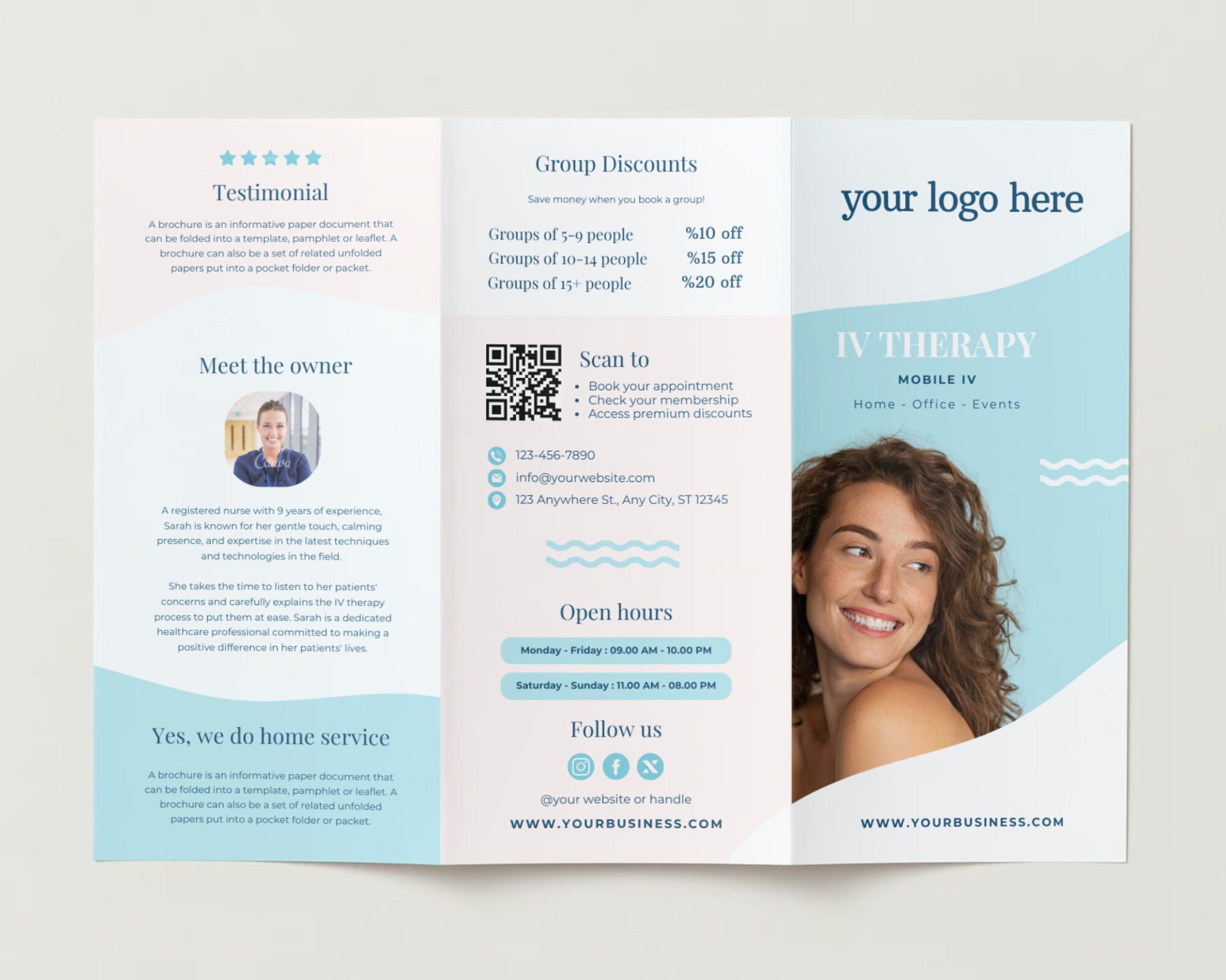 IV Vitamin Therapy Marketing IV Infusion Template IV Therapy Flyer Iv ...