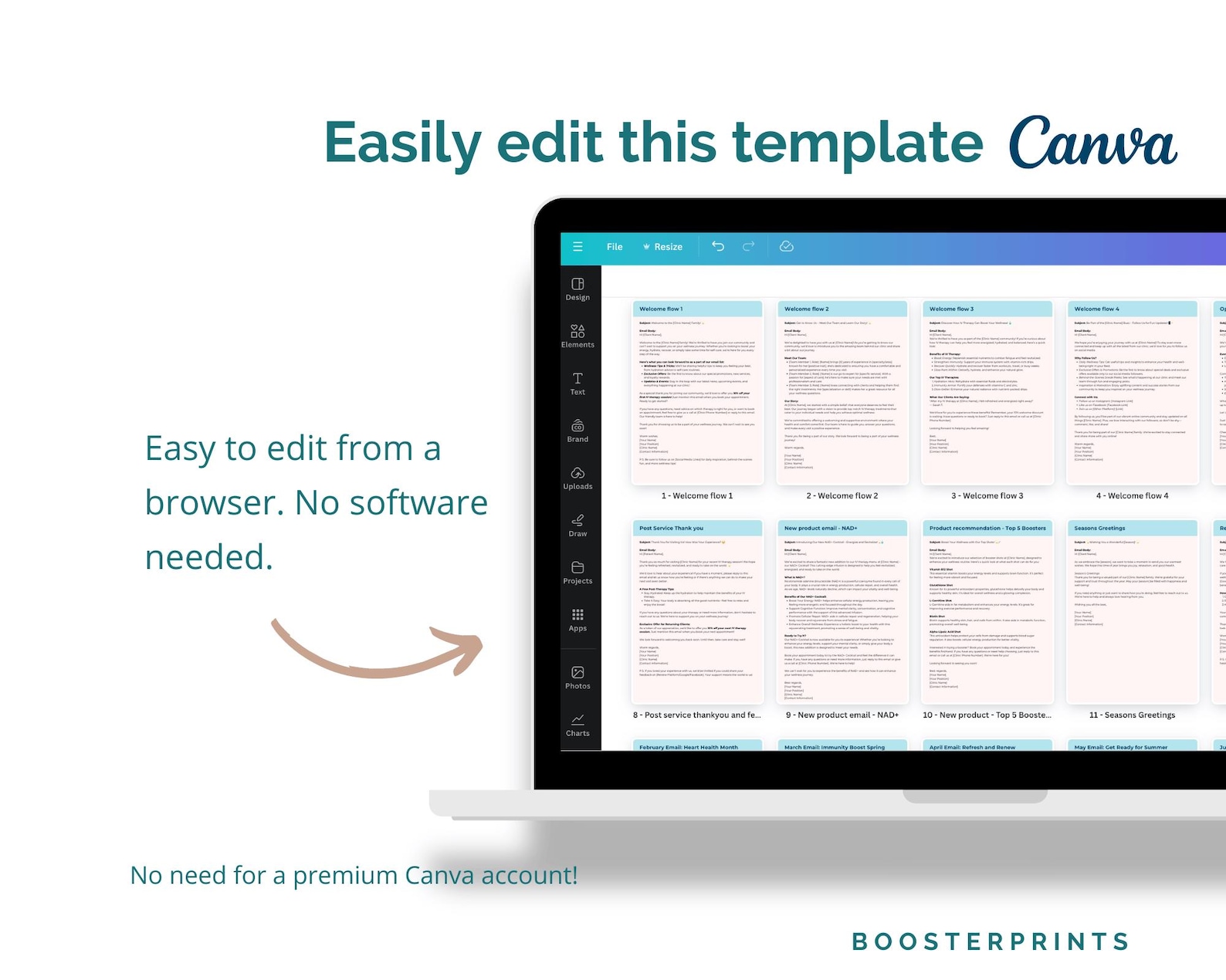 IV Hydration Templates IV Email Marketing Kit 30 Essential Iv Hydration ...