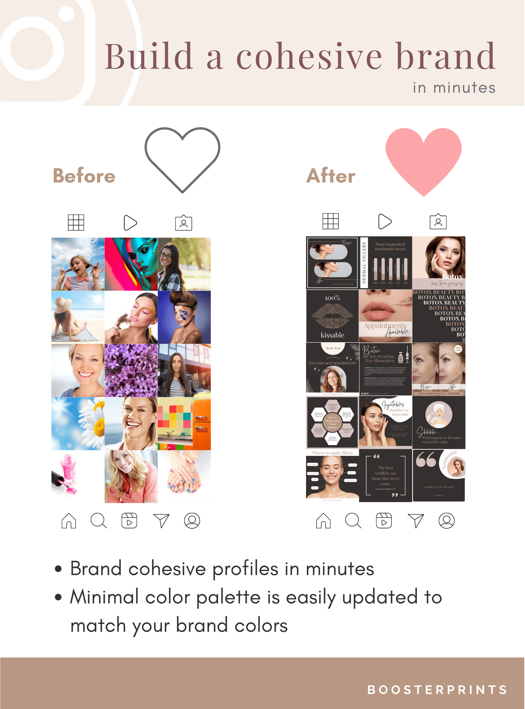 Botox Filler Template Instagram Aesthetic Nurse Injector Template Posts ...