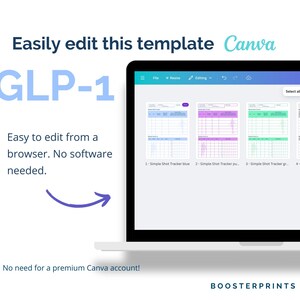 GLP1 Injection Tracker Tirzepatide Weight Loss Semaglutide Weight Loss ...