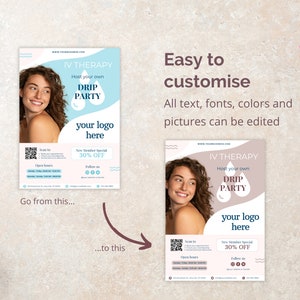 IV Therapy Brochure IV Infusion Flyer Template IV Therapy Marketing Iv ...