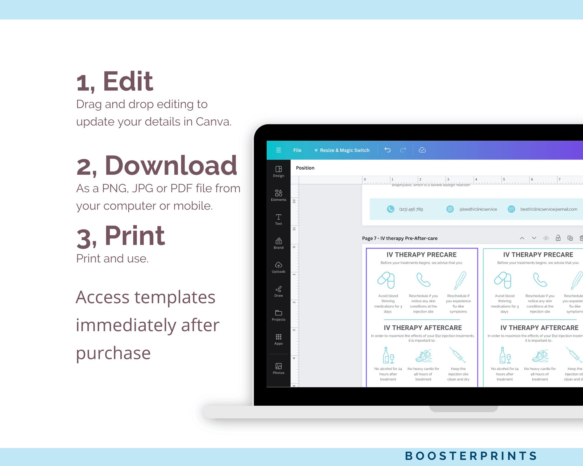 IV Therapy Forms IV Therapy Intake Form Iv Infusion Client Tracker IV ...