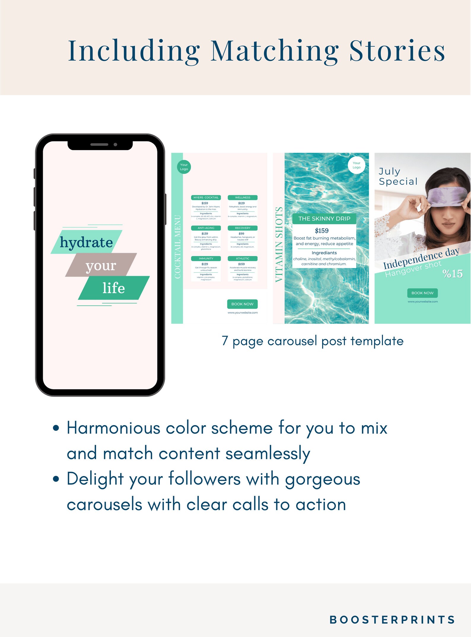 IV Hydration Templates Instagram Iv Infusion Post Stories Iv Drip ...