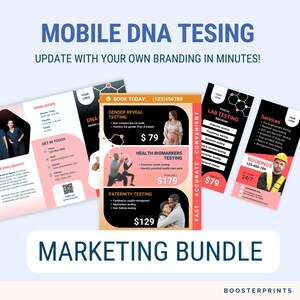 Mobile Lab Marketing Flyers DNA Testing Flyers Medical Template Health ...