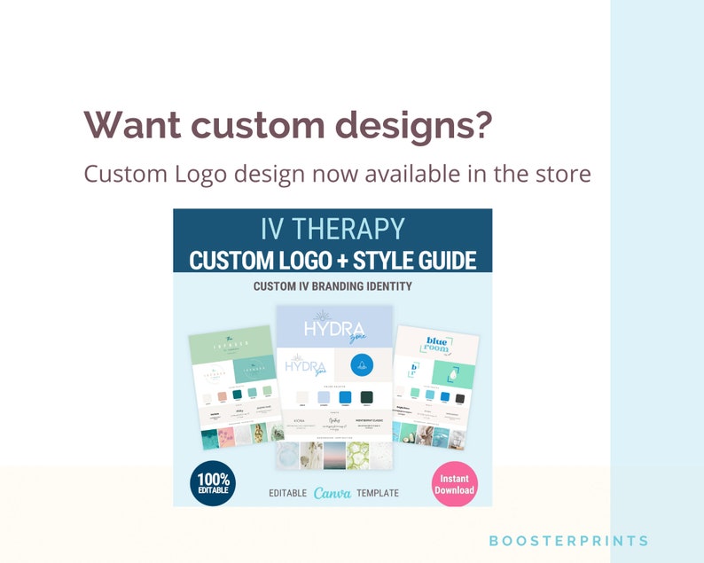 IV Hydration Business Templates DIY Logo for IV Therapy Business Iv ...