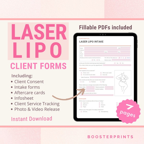 Laser Lipo Consent Form - Etsy