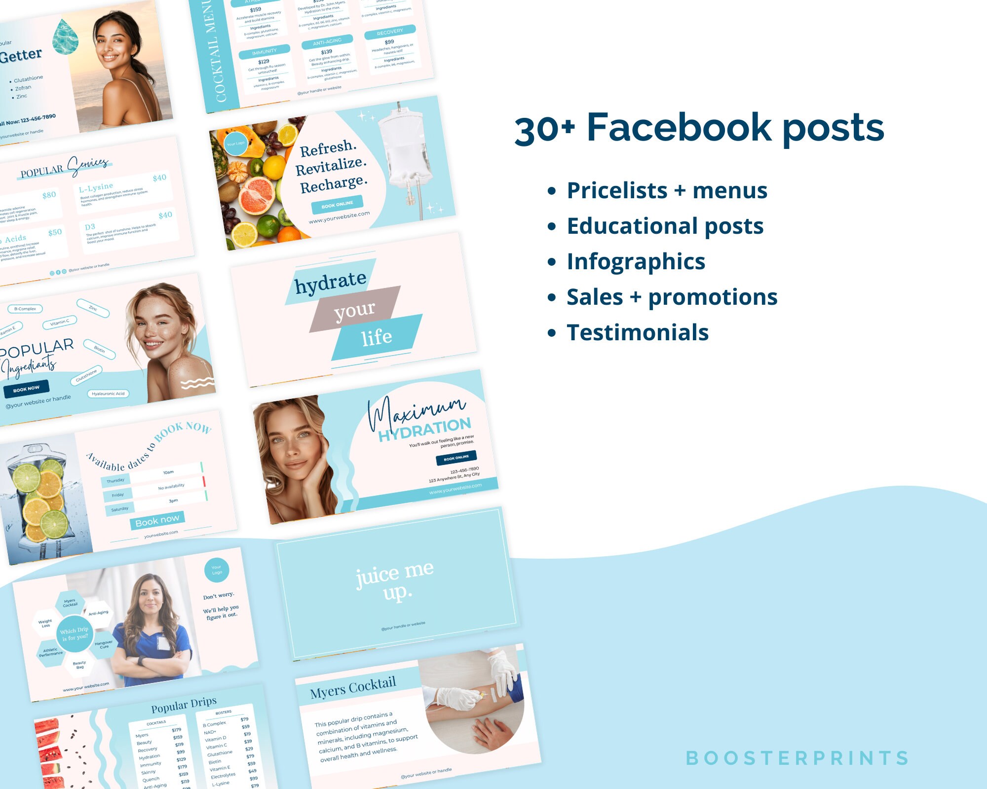 IV Therapy Facebook Posts Iv Infusion Post Iv Drip Facebook Ads IV ...