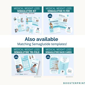 Semaglutide Marketing Trifold Weight Loss Template Semaglutide Template ...