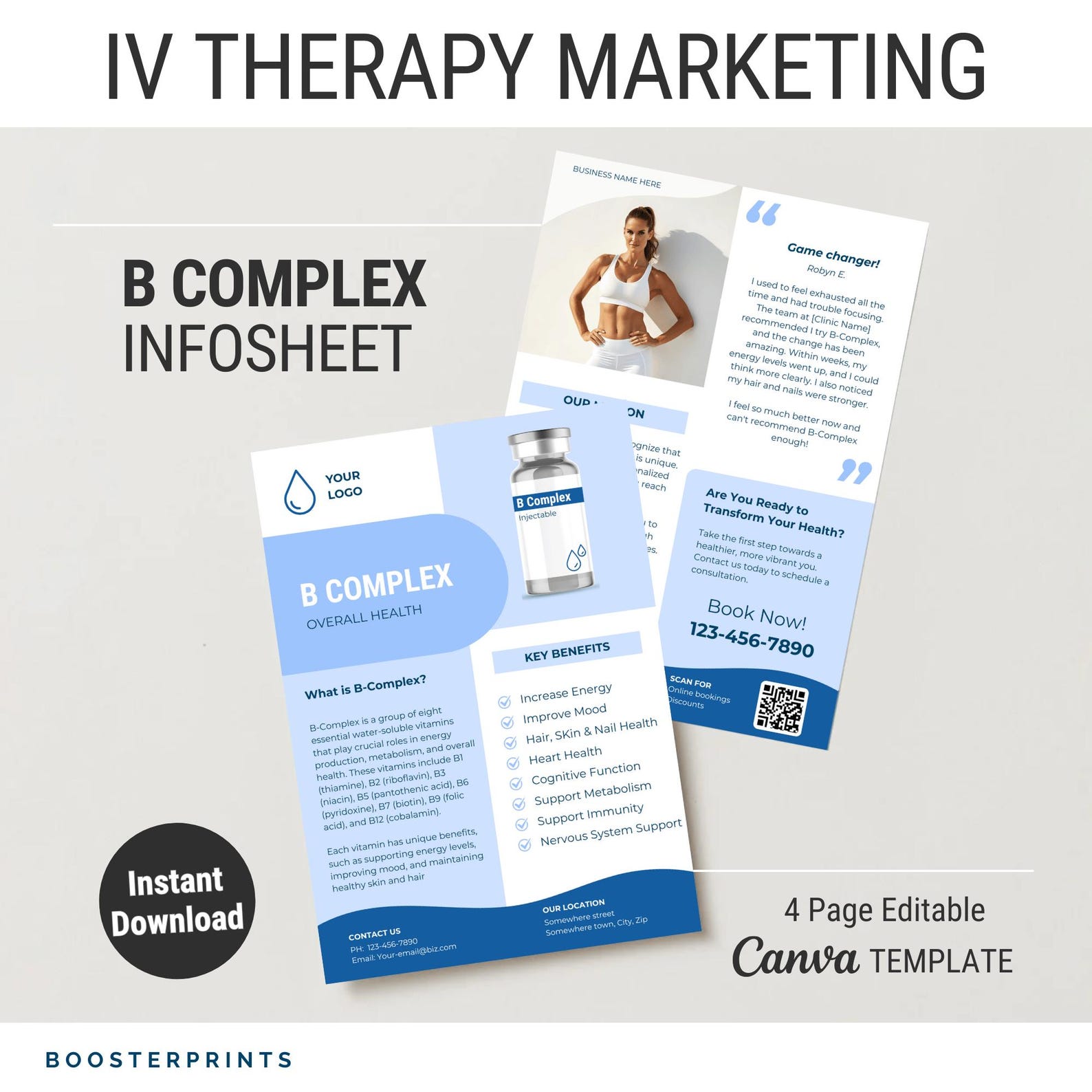 B-complex Vitamin Flyer IV Therapy Template B-complex Flyer IV Therapy ...