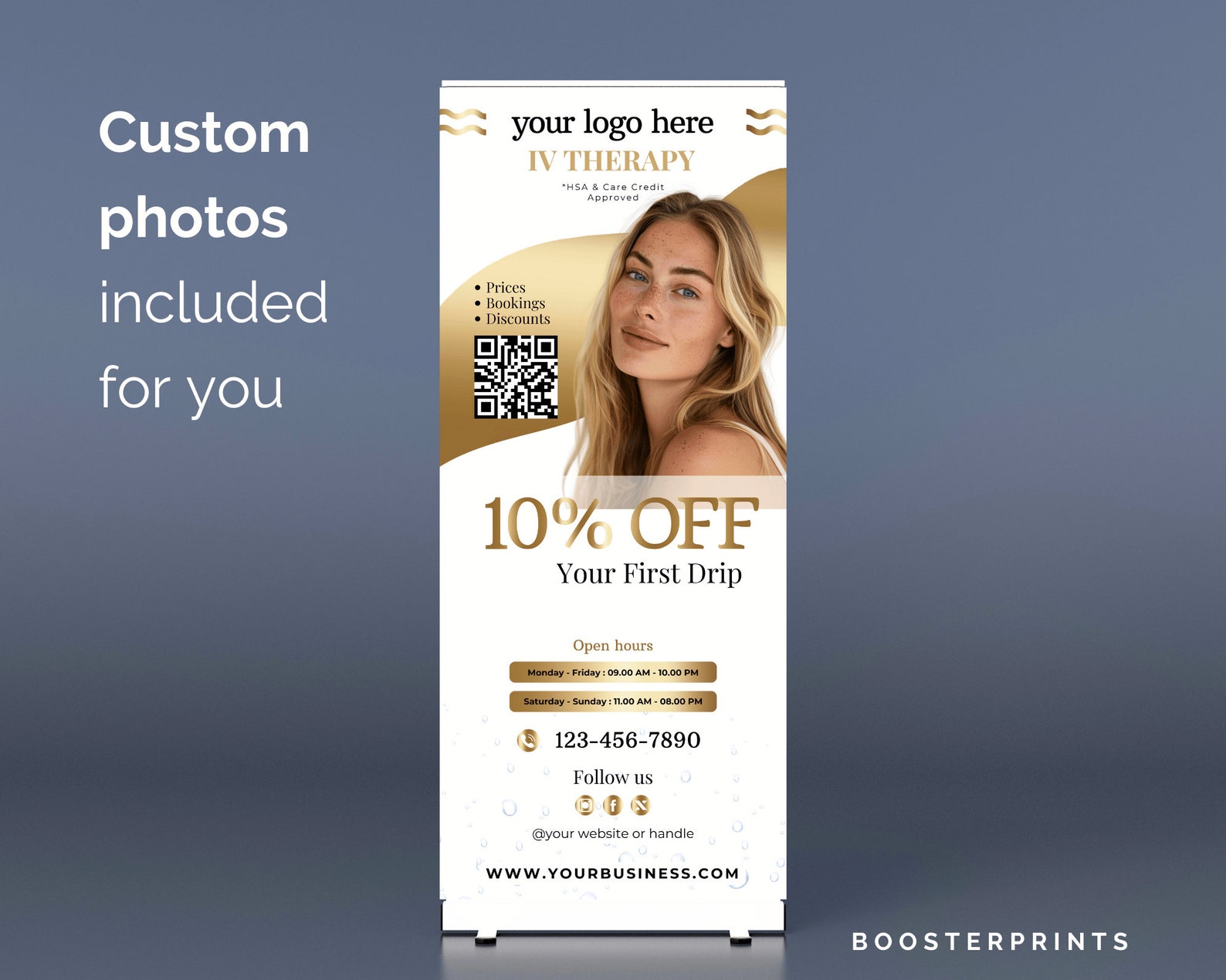 IV Infusion Banner Iv Retractable Banner IV Rollup Banner IV Event ...