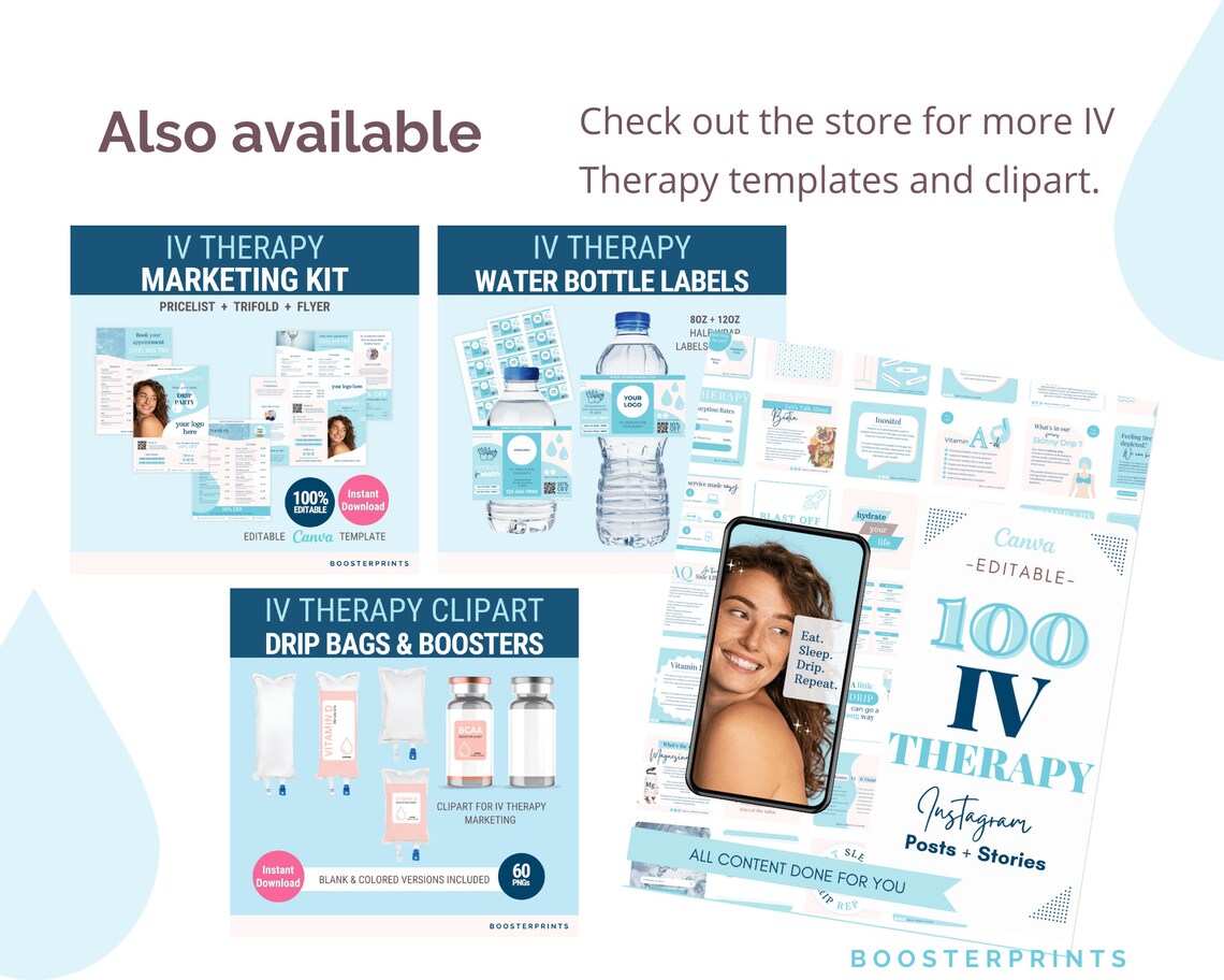 IV Therapy Marketing Retractable IV Banner Iv Rollup Banner Iv Event ...