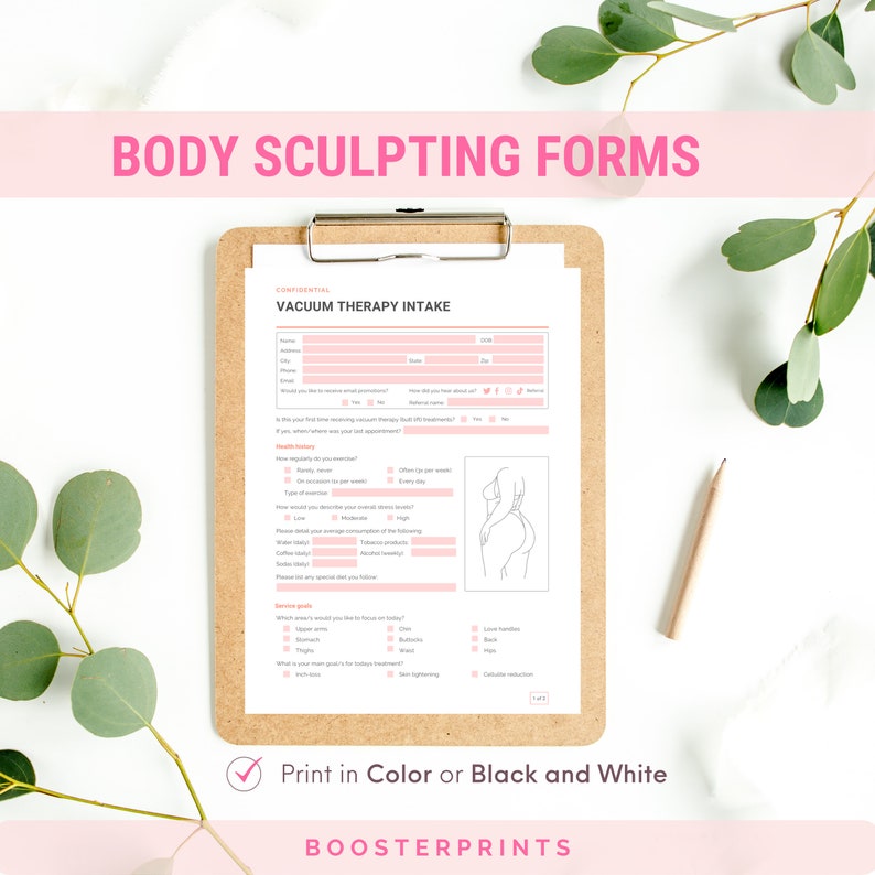 Body Sculpting Forms Ultrasound Cavitation Laser Lipo RF - Etsy