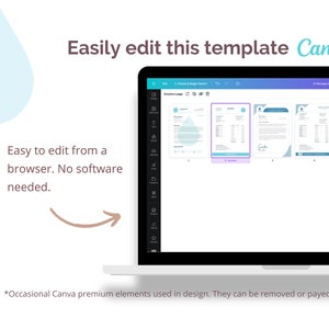 IV Therapy Canva Kit Invoice Letterhead Envelope Template Iv Infusion ...