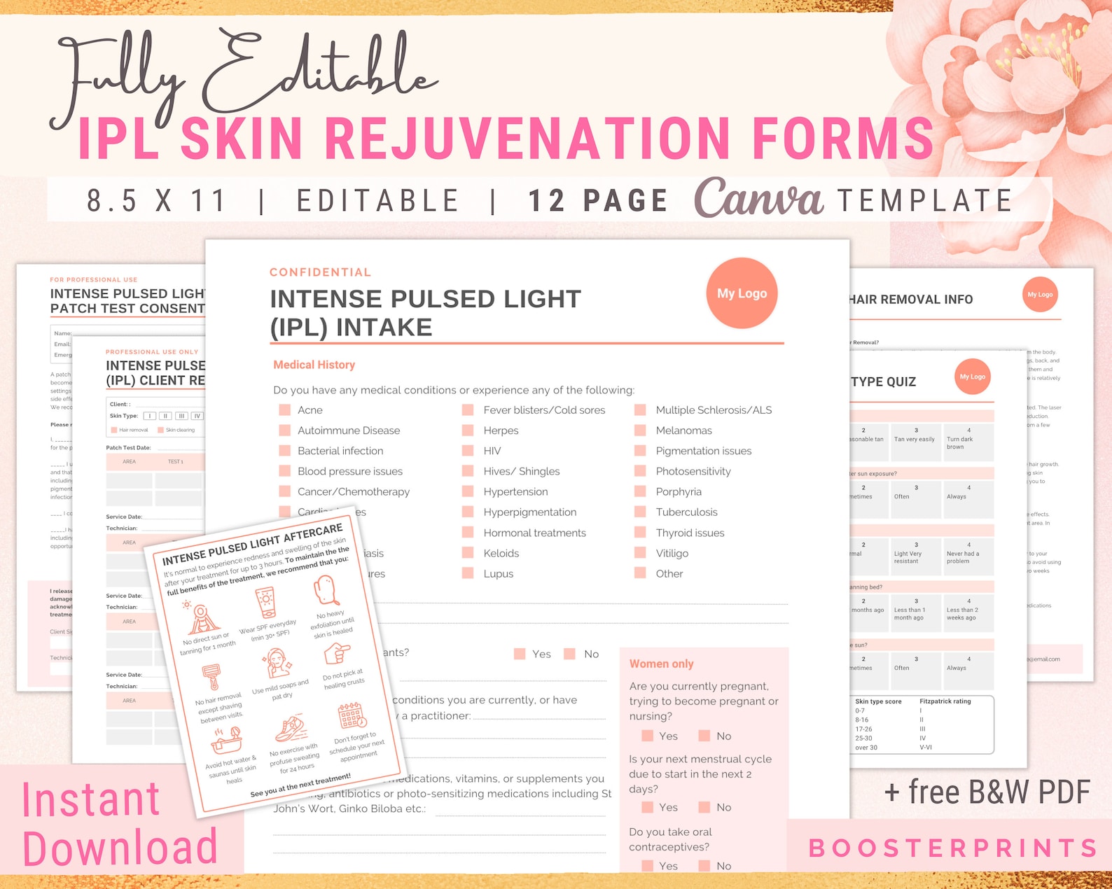 IPL Consent Forms Photofacial Skin Rejuvenation Photofacial Consent ...