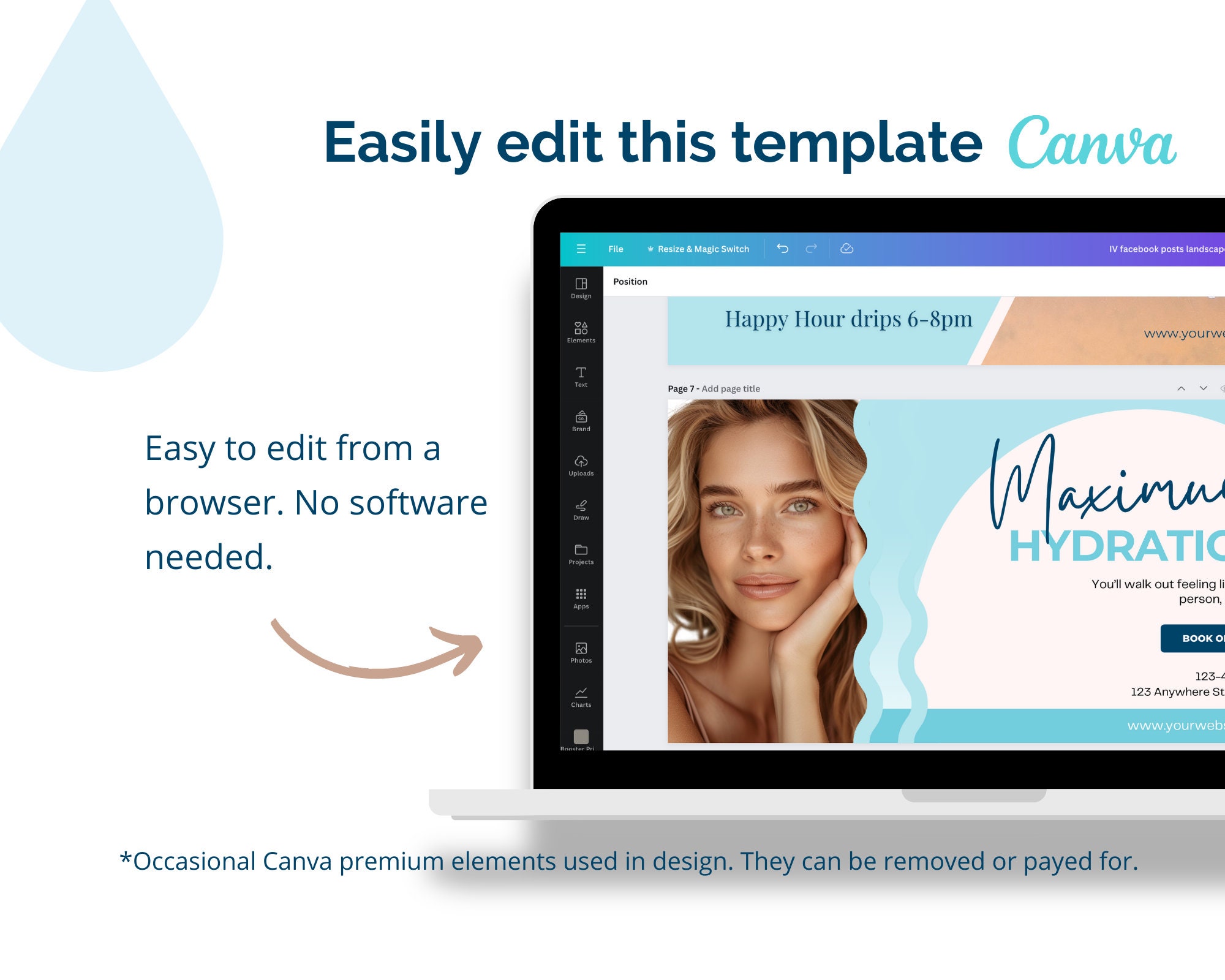 IV Therapy Facebook Posts Iv Infusion Post Iv Drip Facebook Ads IV ...