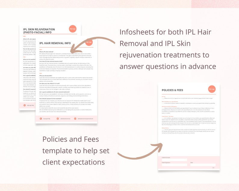 IPL Consent Forms Photofacial Skin Rejuvenation Photofacial Consent ...