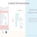 IV Bag Labels Template Drip Bag Label for IV Infusion Bag Label IV ...