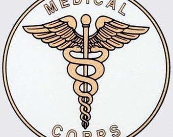 US Army Army Medical Corp Army Logo Army Military Car Sticker Decal - Etsy