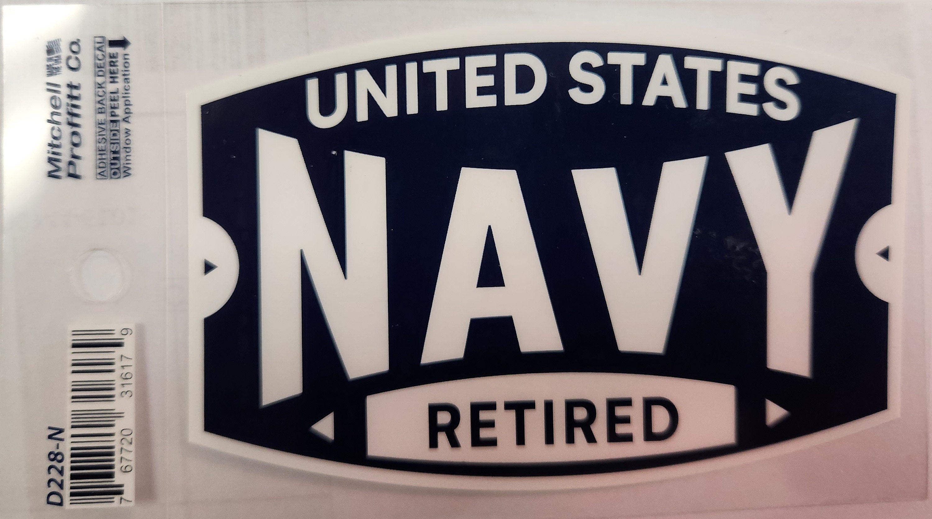 US Navy Retired Decal - Etsy