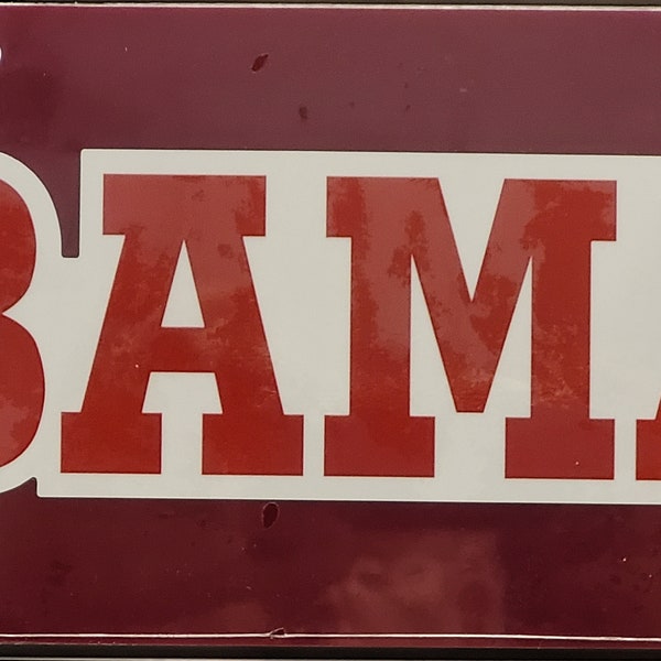 University of Alabama Car License Plate - Etsy