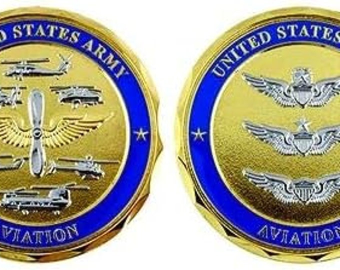 US Army Aviation Challenge Coin - Etsy