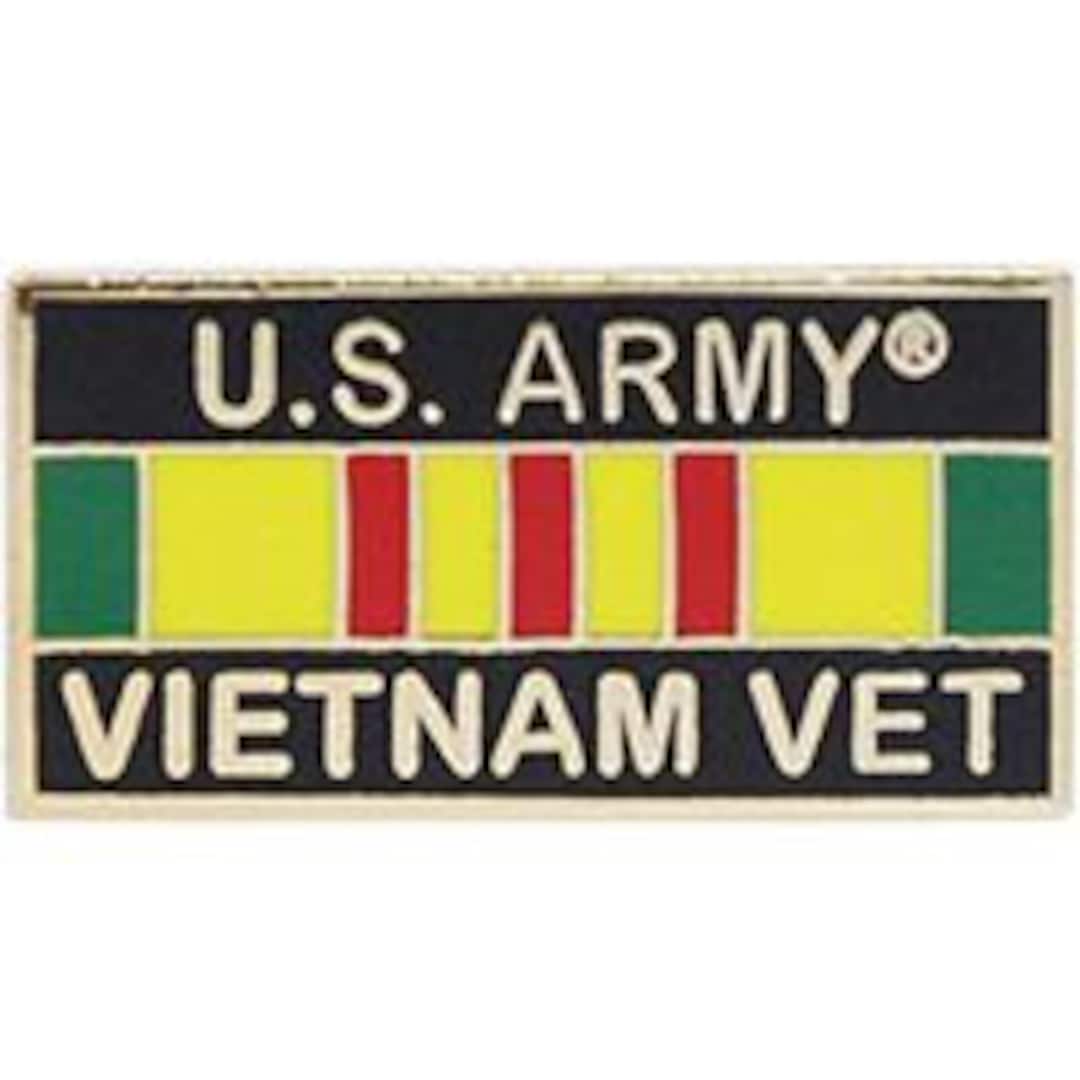 Vietnam Veteran, Army, Ribbon, Pin - Etsy