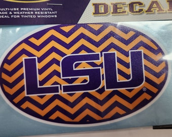LSU Tigers 12 Premium Vinyl Decal Licensed NCAA - Etsy