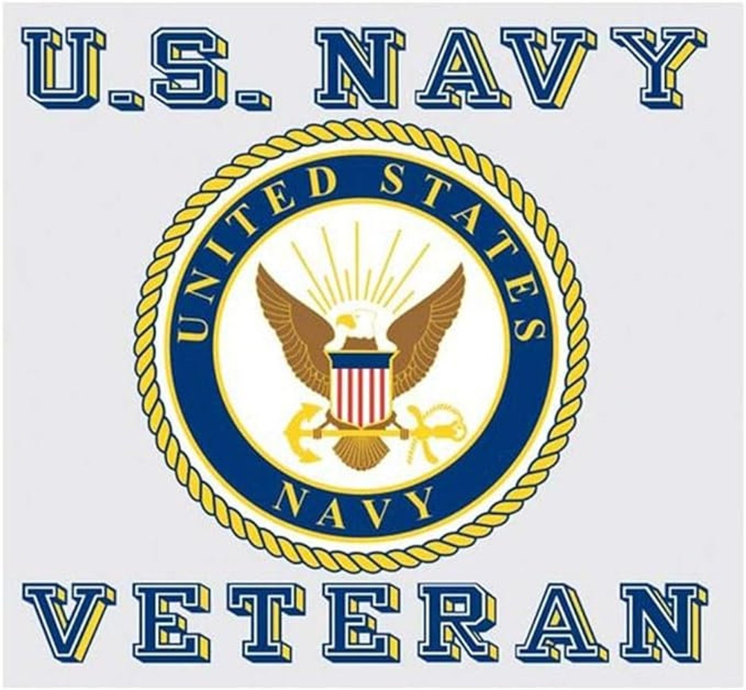 U.S. Navy Veteran Decal - Etsy