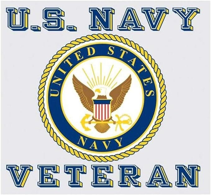 U.S. Navy Veteran Decal - Etsy
