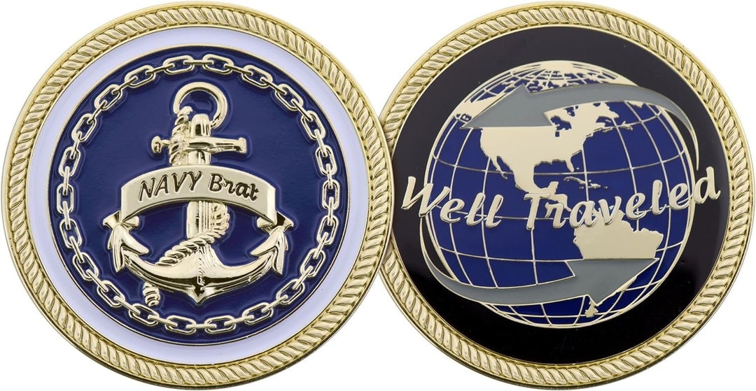 Navy Brat Challenge Coin - Etsy