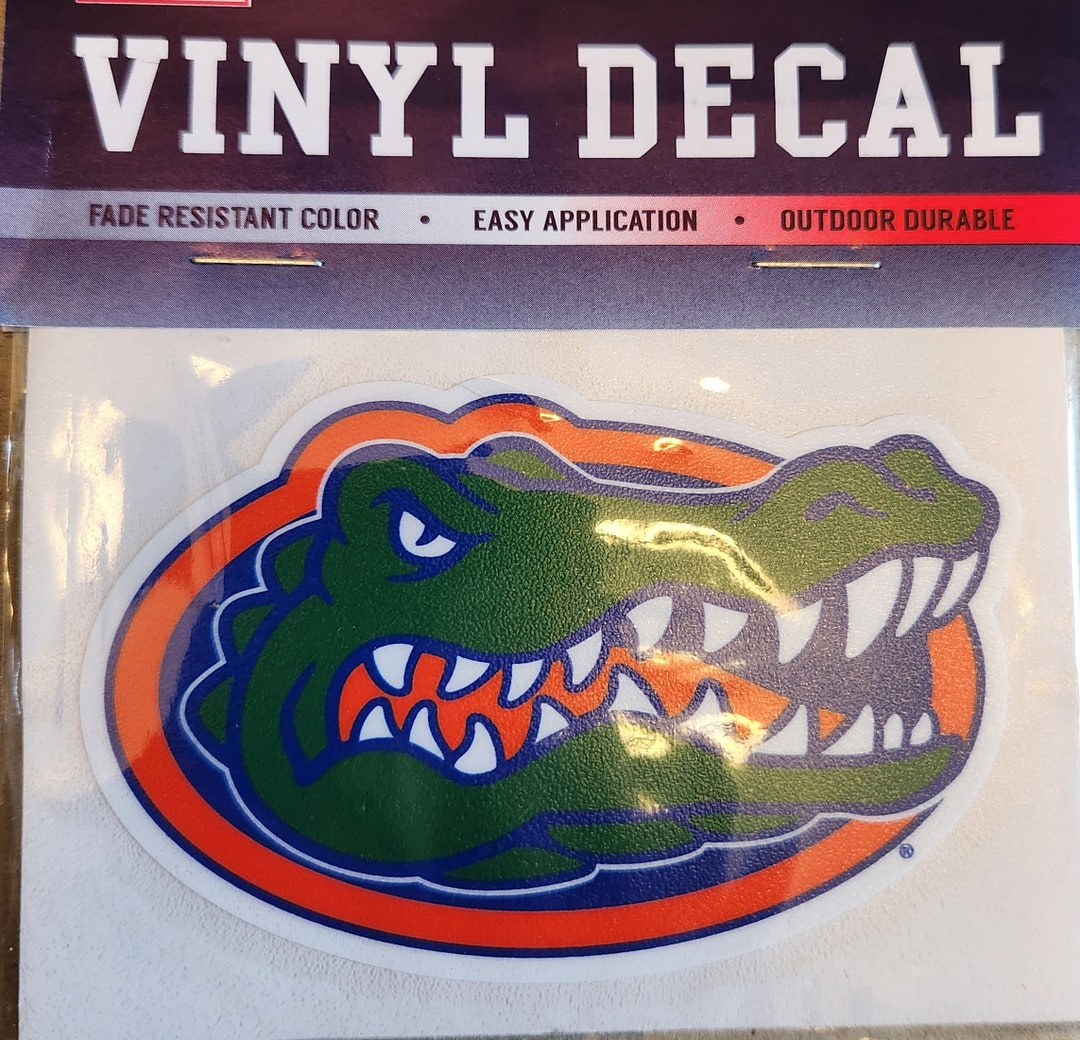 Florida Gators gator Head Decal - Etsy
