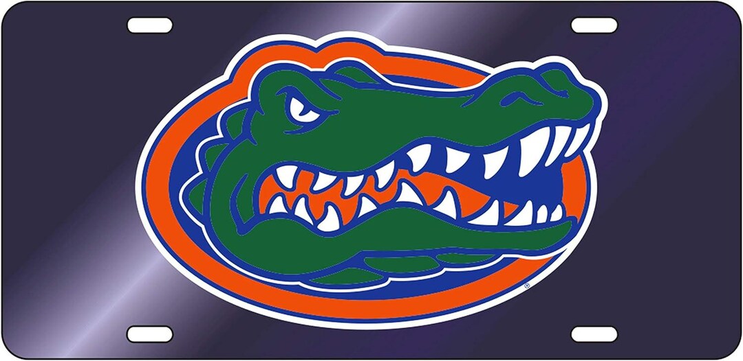 Florida Gators gator Head License Plate - Etsy